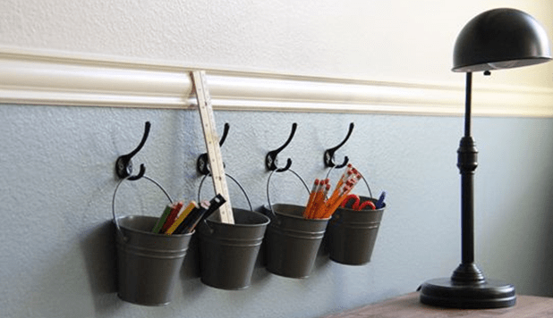 Beyond the Pail: 10 Ways to Add Buckets to Home Décor | The Storage Space